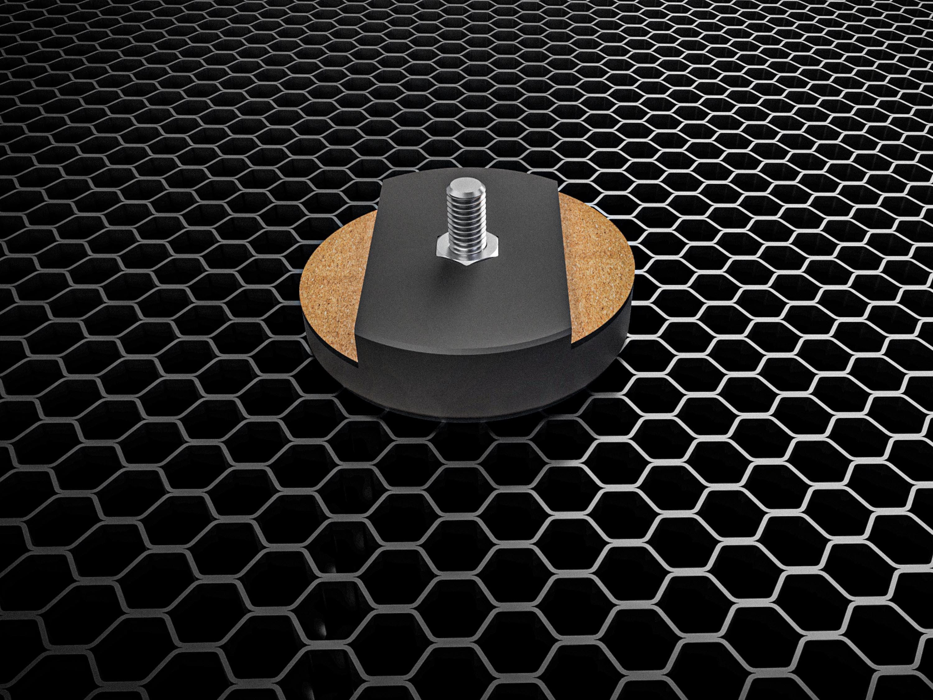 GRPT Magnetic Laser Bed Clamps | Screw-down Honeycomb Hold Downs ...