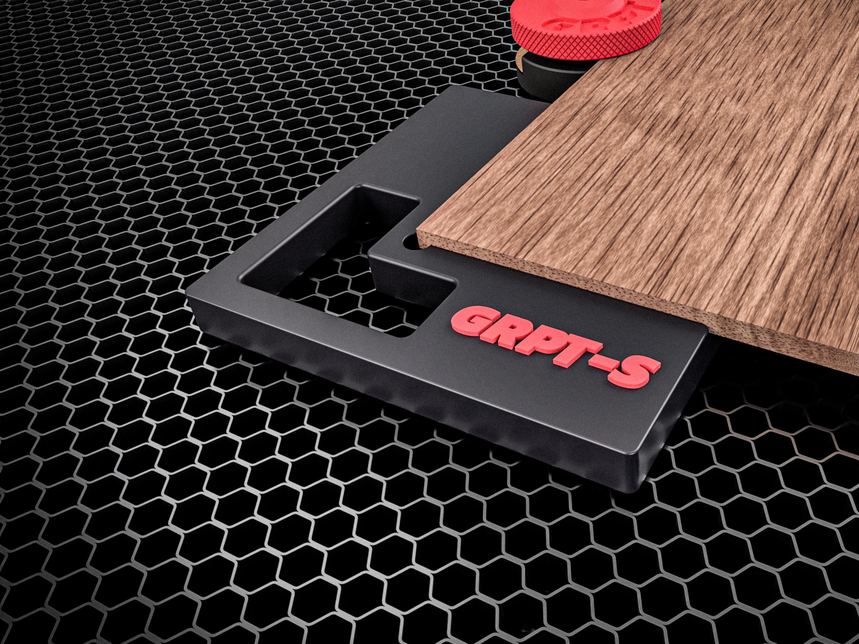 GRPT Magnetic Laser Bed Clamps | Screw-down Honeycomb Hold Downs ...