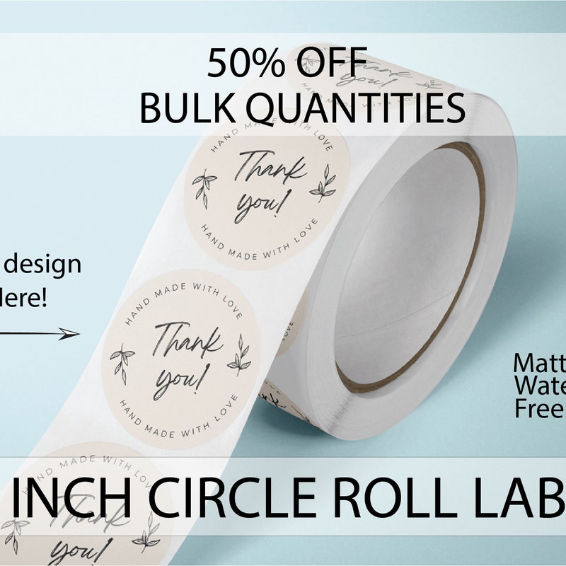 Circle Labels - Etsy