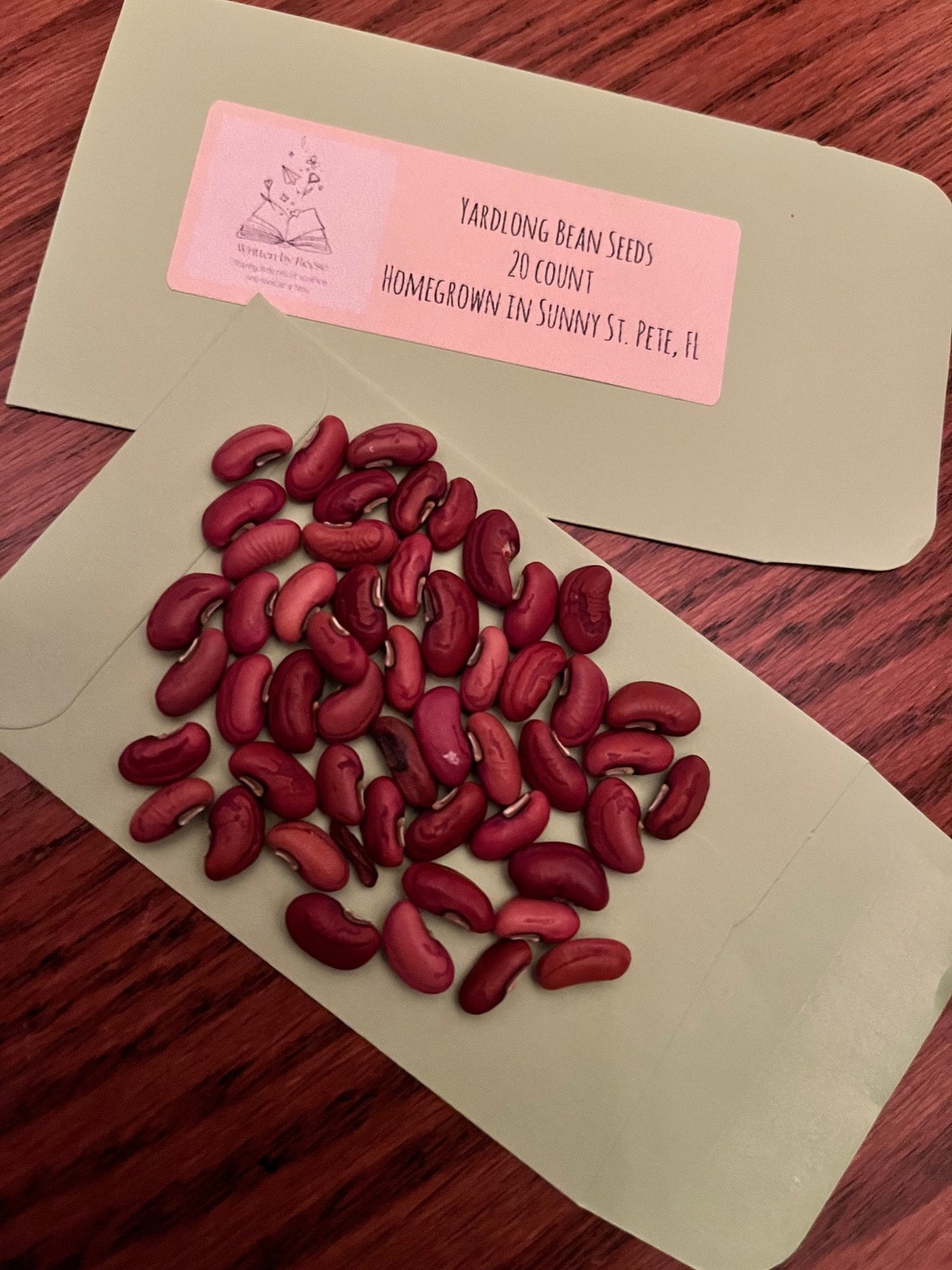 Python and Red Noodle Long Bean Seeds, Snake Bean Seeds, Organic Yard ...