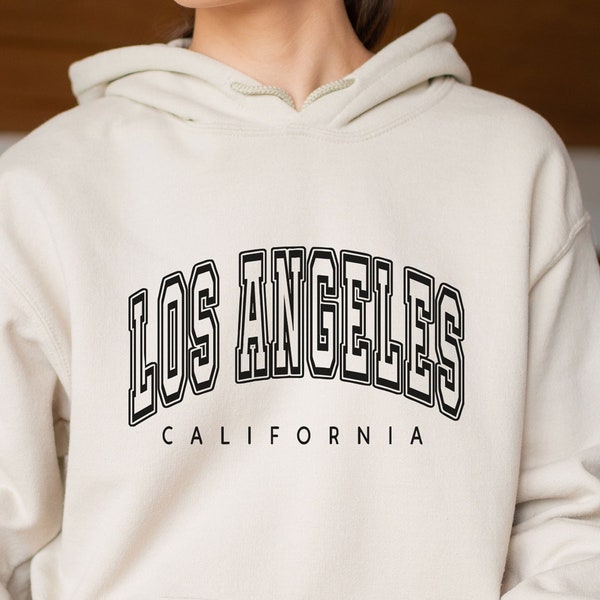 Los Angeles Hoodie - Etsy