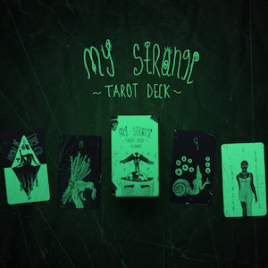 My Strange Tarot Deck and Guidebook, Divination Tool, Modern Tarot Deck ...