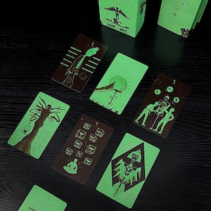 My Strange Tarot Deck and Guidebook, Divination Tool, Modern Tarot Deck ...