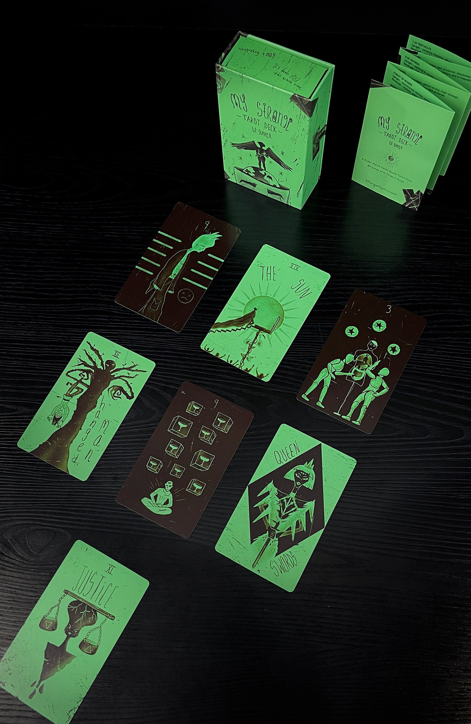 My Strange Tarot Deck and Guidebook Divination Tool Modern - Etsy Australia