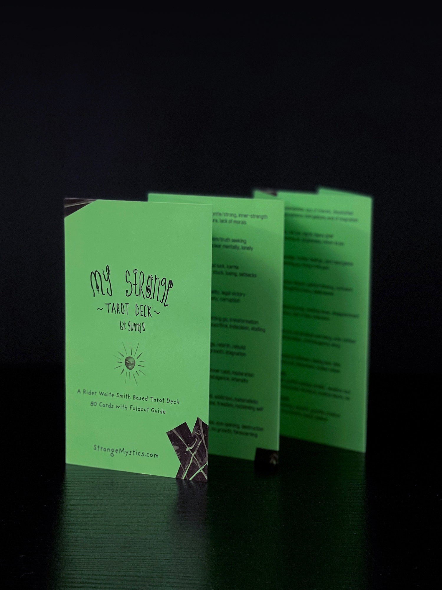 My Strange Tarot Deck and Guidebook Divination Tool Modern - Etsy Australia