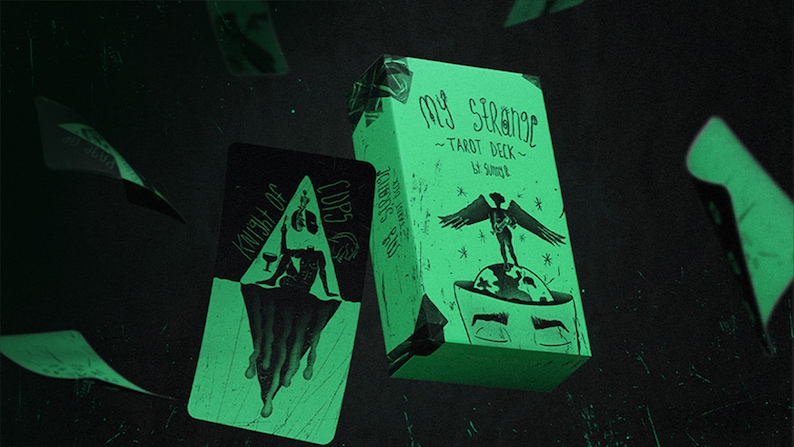 My Strange Tarot Deck and Guidebook, Divination Tool, Modern Tarot Deck ...