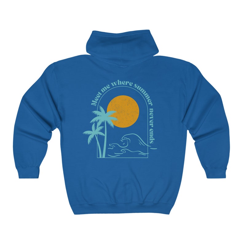 Sunset Hoodie Zip up Hoodie Women Sunset Sweatshirt Jacket Beachy ...