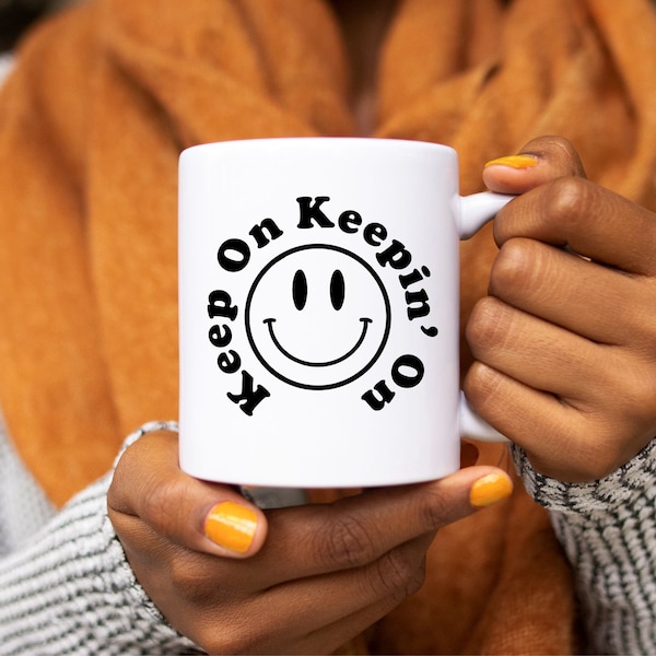 Happy Face Mug - Etsy