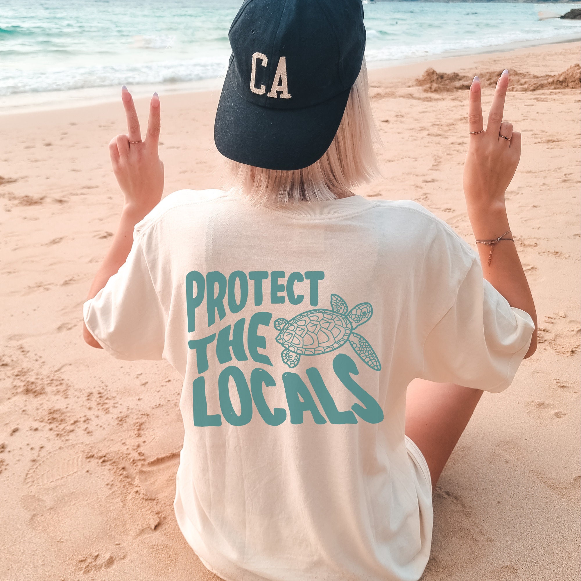 Protect the Locals Sea Turtle Shirt Save the Ocean Shirt - Etsy
