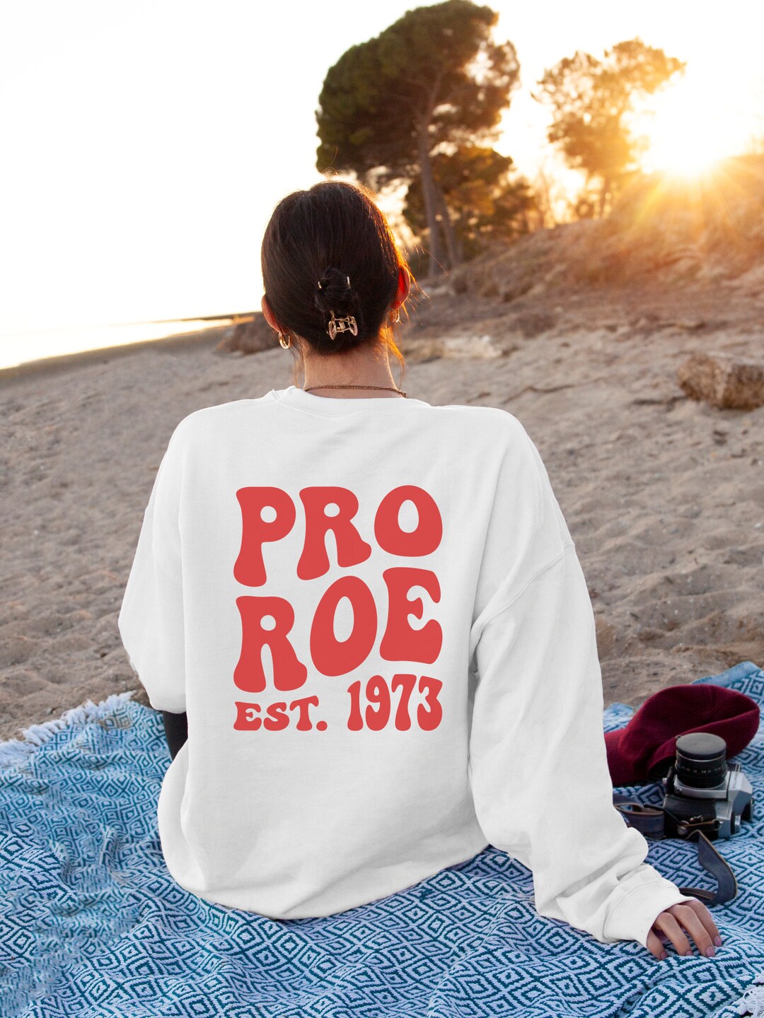 Pro Roe 1973 Oversized Crewneck Sweatshirt Pro Choice - Etsy
