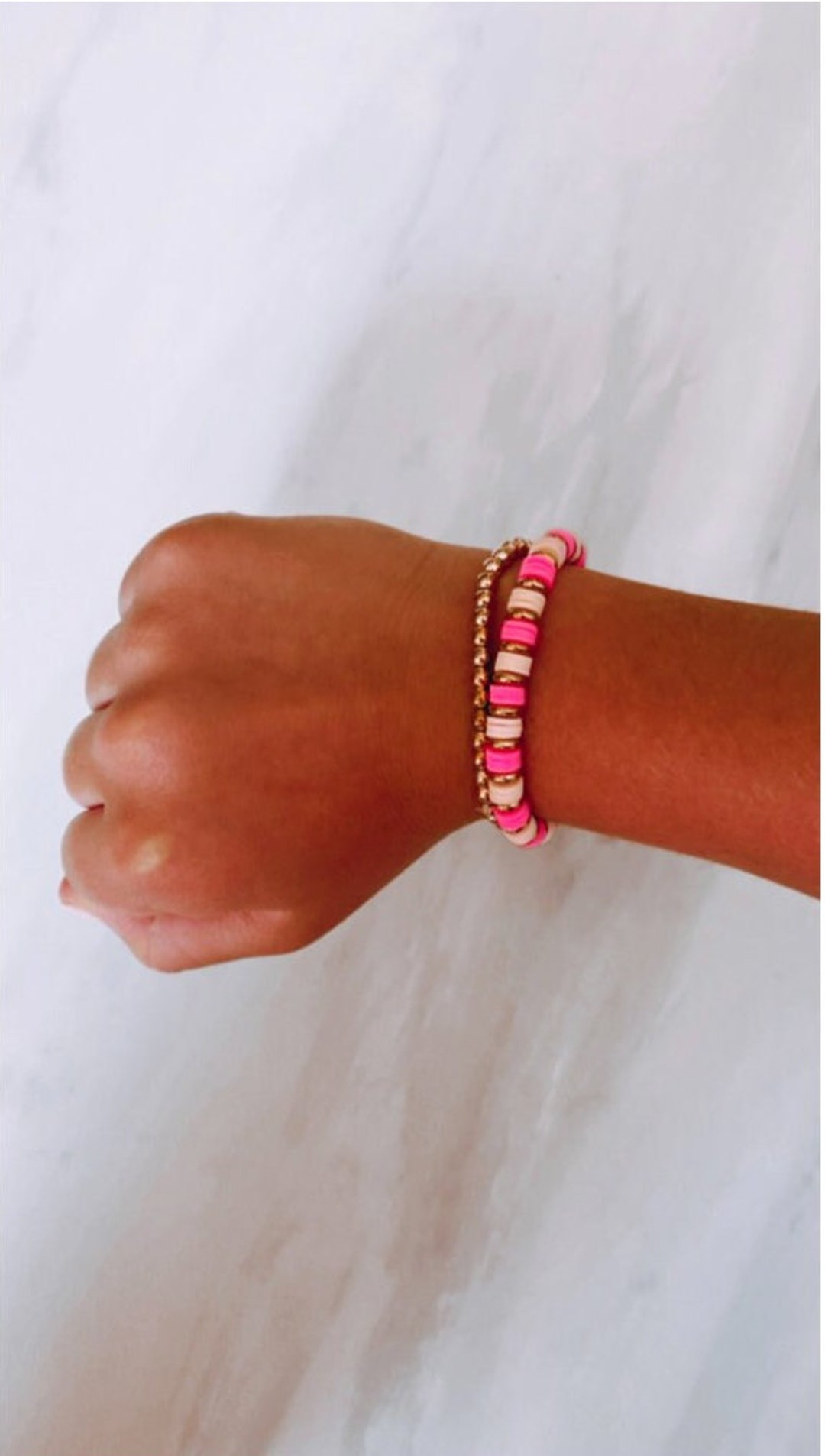 The Pink Flamingo Bracelet Stack - Etsy