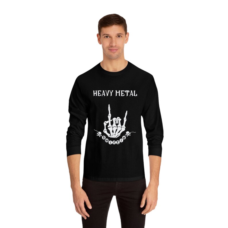 Heavy Metal Swiftie Long Sleeve T-shirt - Heavy Metal - Taylor Swift T ...