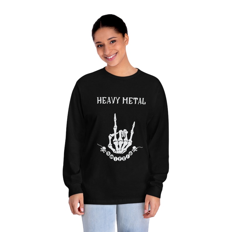 Heavy Metal Swiftie Long Sleeve T-shirt - Heavy Metal - Taylor Swift T ...