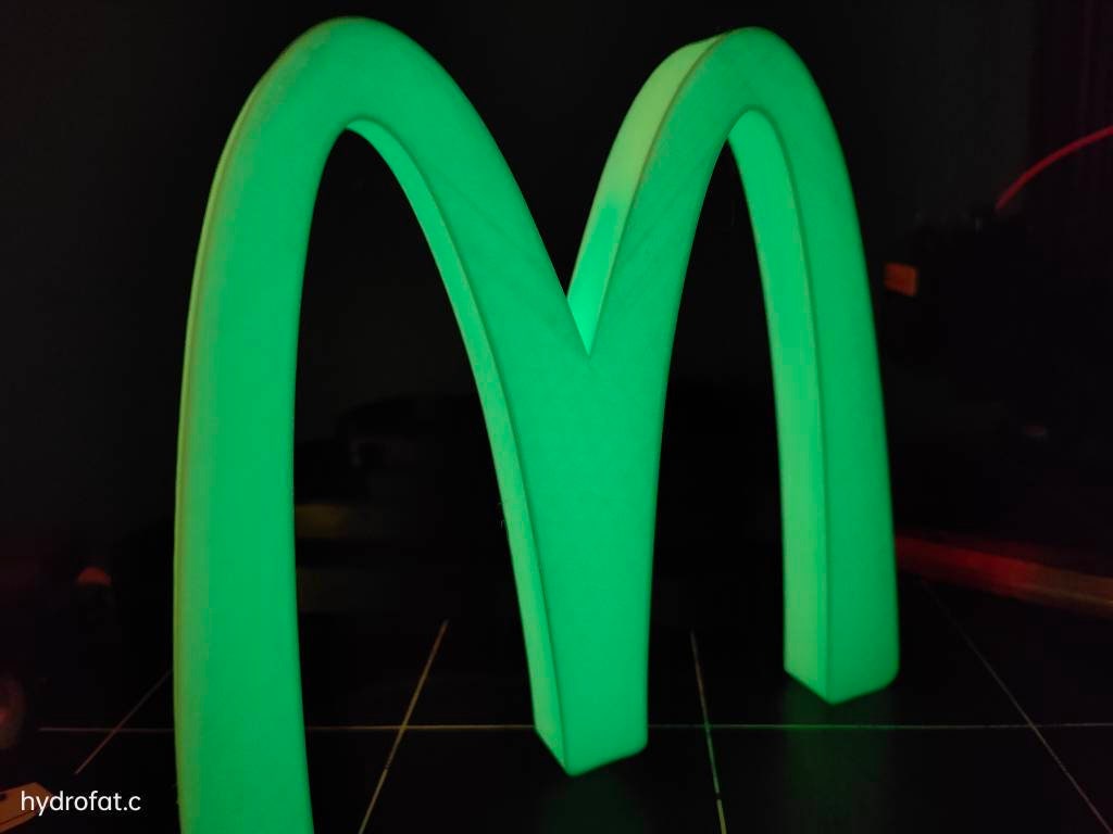 Mcdonalds Fluorescent Letter M - Etsy