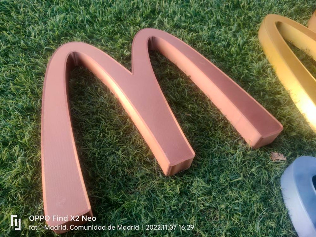 Mcdonalds Letter for Wall or Desktop Decoration. Gift of a Mcdonald's ...