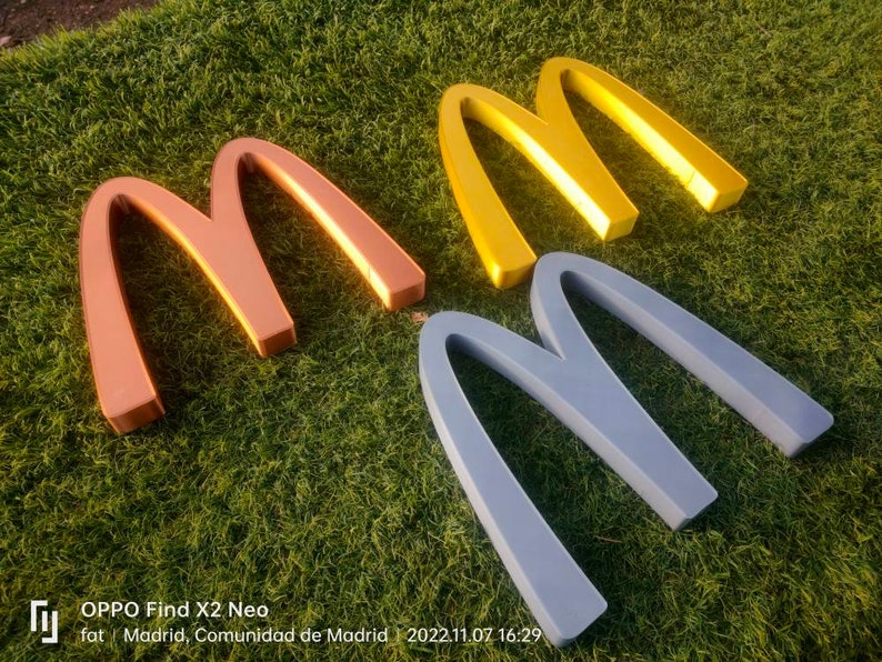 Mcdonalds Letter for Wall or Desktop Decoration. Gift of a - Etsy