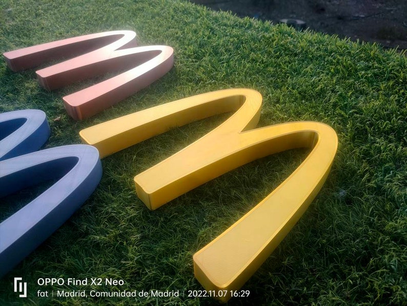Mcdonalds Letter for Wall or Desktop Decoration. Gift of a - Etsy