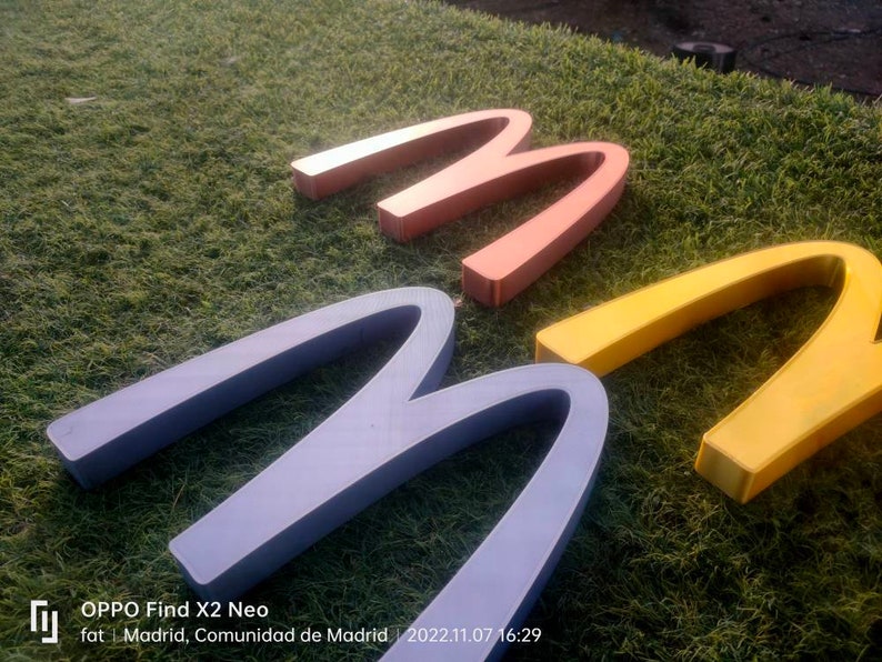 Mcdonalds Letter for Wall or Desktop Decoration. Gift of a Mcdonald's ...