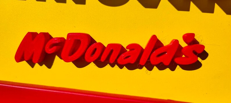 Mcdonald's 3D Picture - Etsy