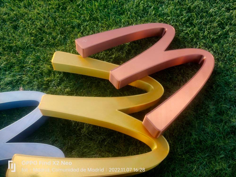 Mcdonalds Letter for Wall or Desktop Decoration. Gift of a Mcdonald's ...