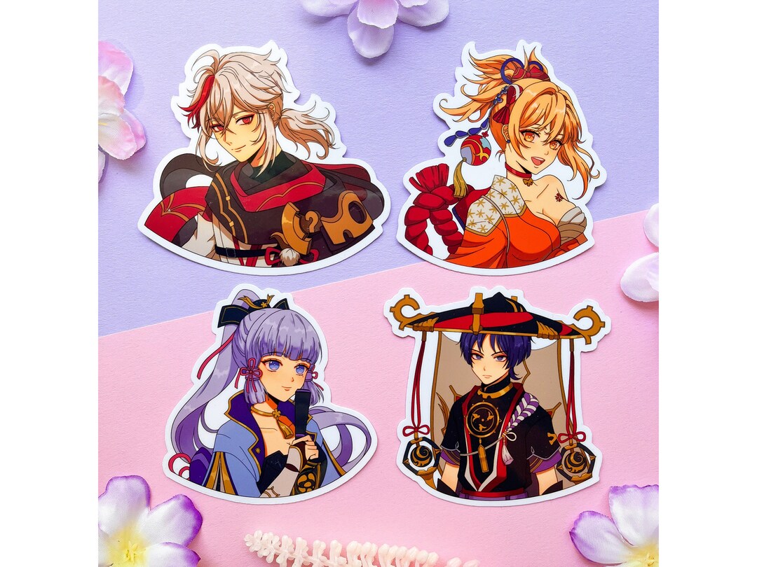 Genshin Impact Stickers Inazuma - Etsy