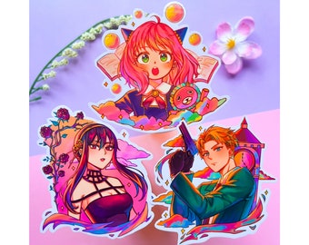 Spy X Family Vinyl Stickers - Etsy