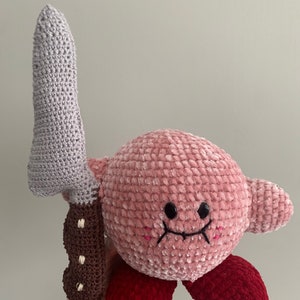 Kirby With a Knife-stabby - Etsy