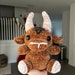 Baby Baphomet Amigurumi Plush - Etsy