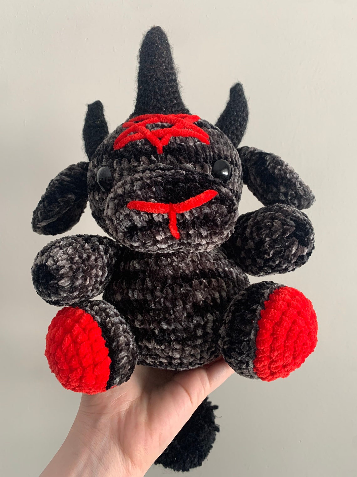 Baby Baphomet Amigurumi Plush - Etsy
