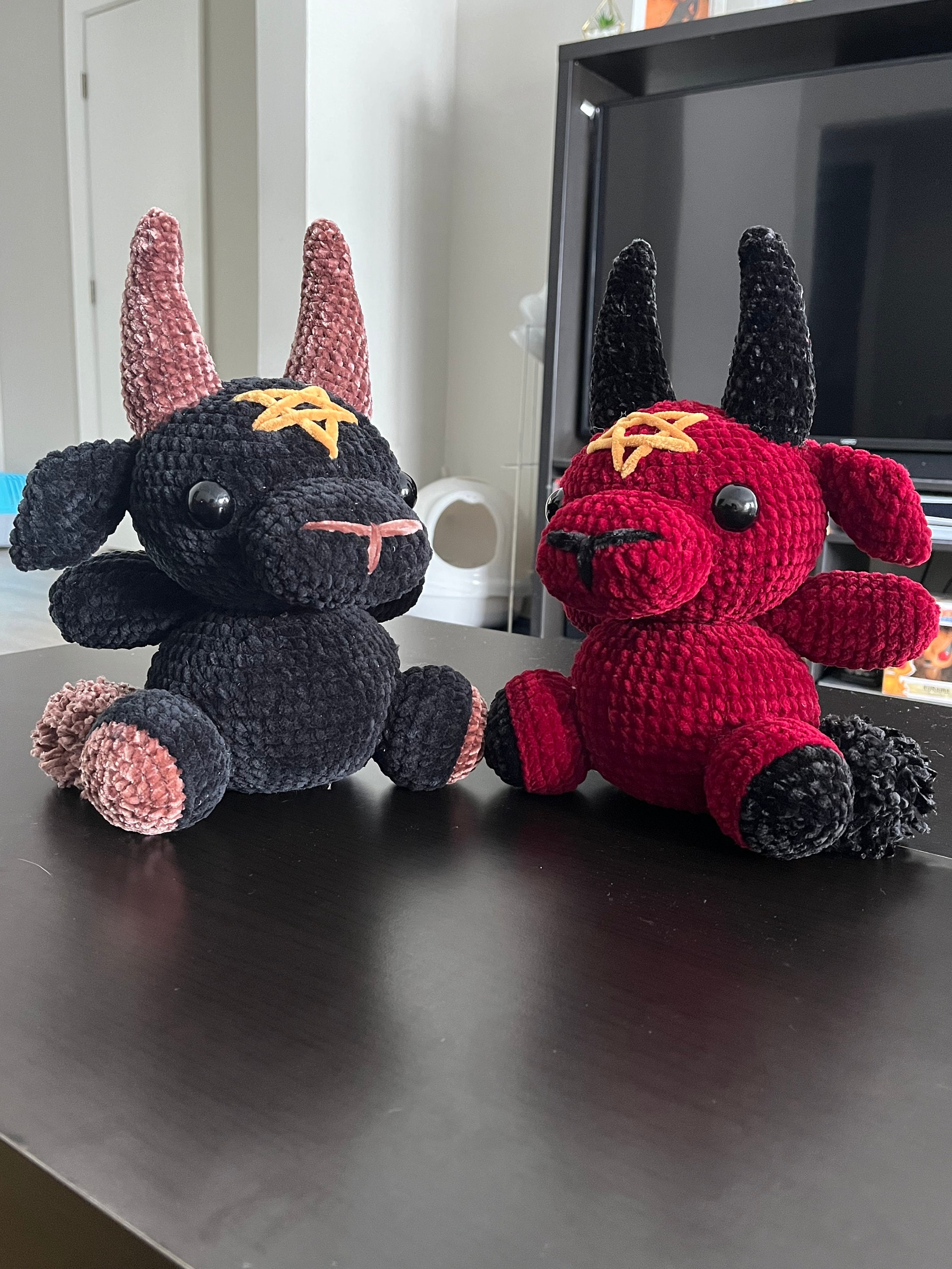 Baby Baphomet Amigurumi Plush - Etsy