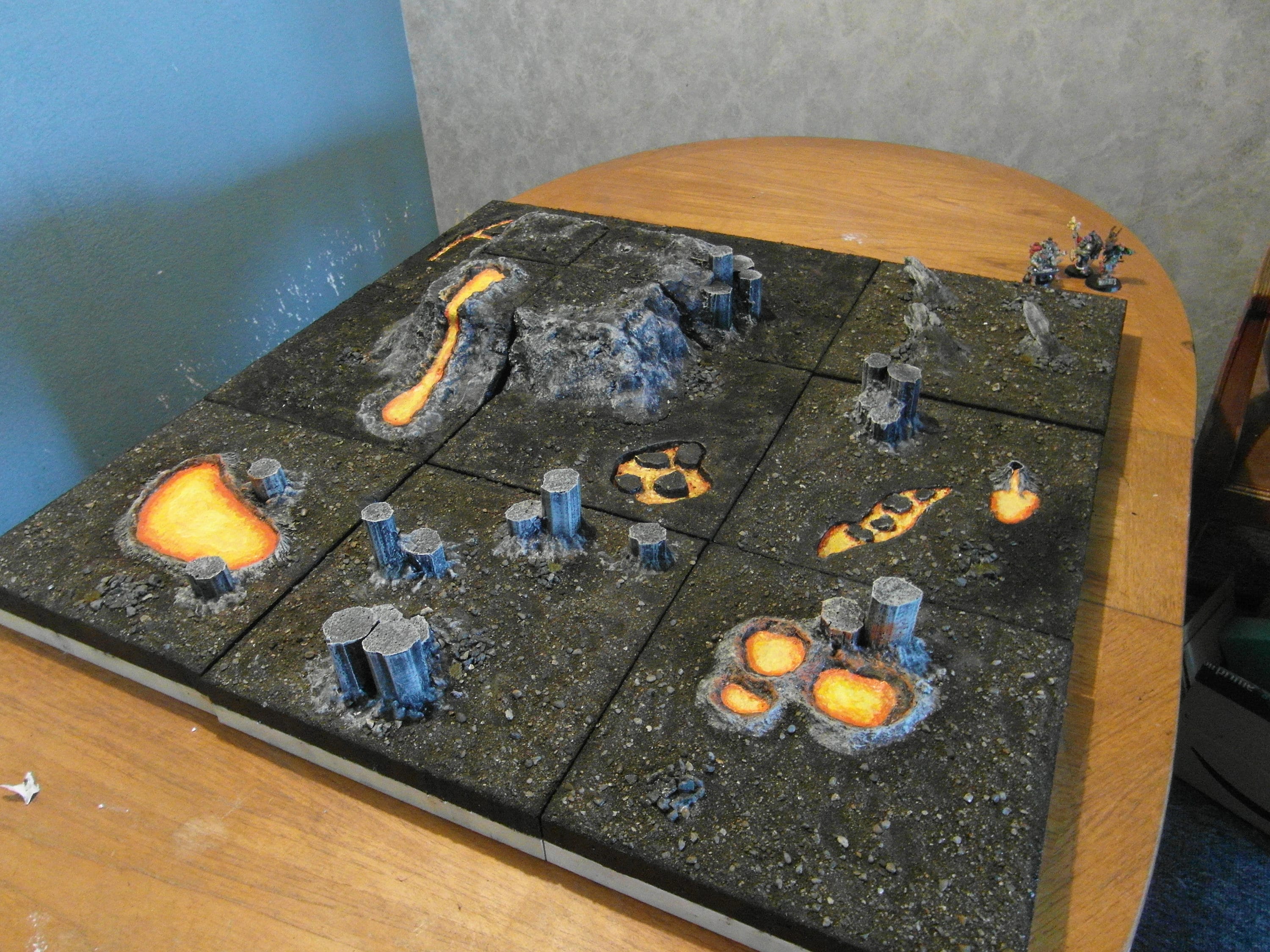 Tabletop Wargame Terrain Board Custom Built - Please Read Description ...