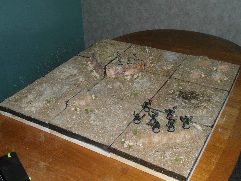 Tabletop Wargame Terrain Board Custom Built - Please Read Description ...