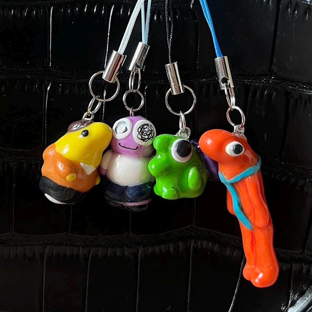 Smiling Friends Keychains and Phone Charms - Etsy