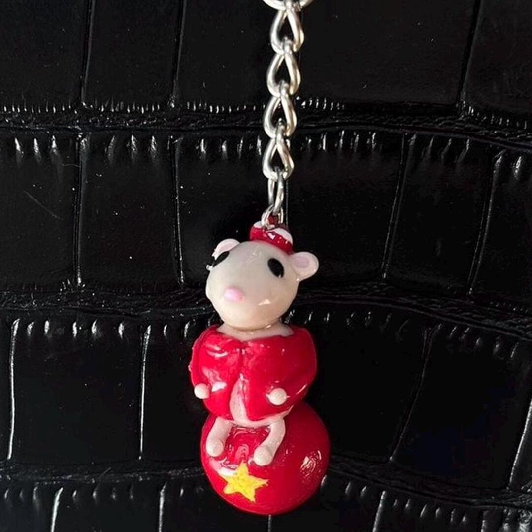Coraline Jumping Circus Mouse Keychain Phone Charm - Etsy