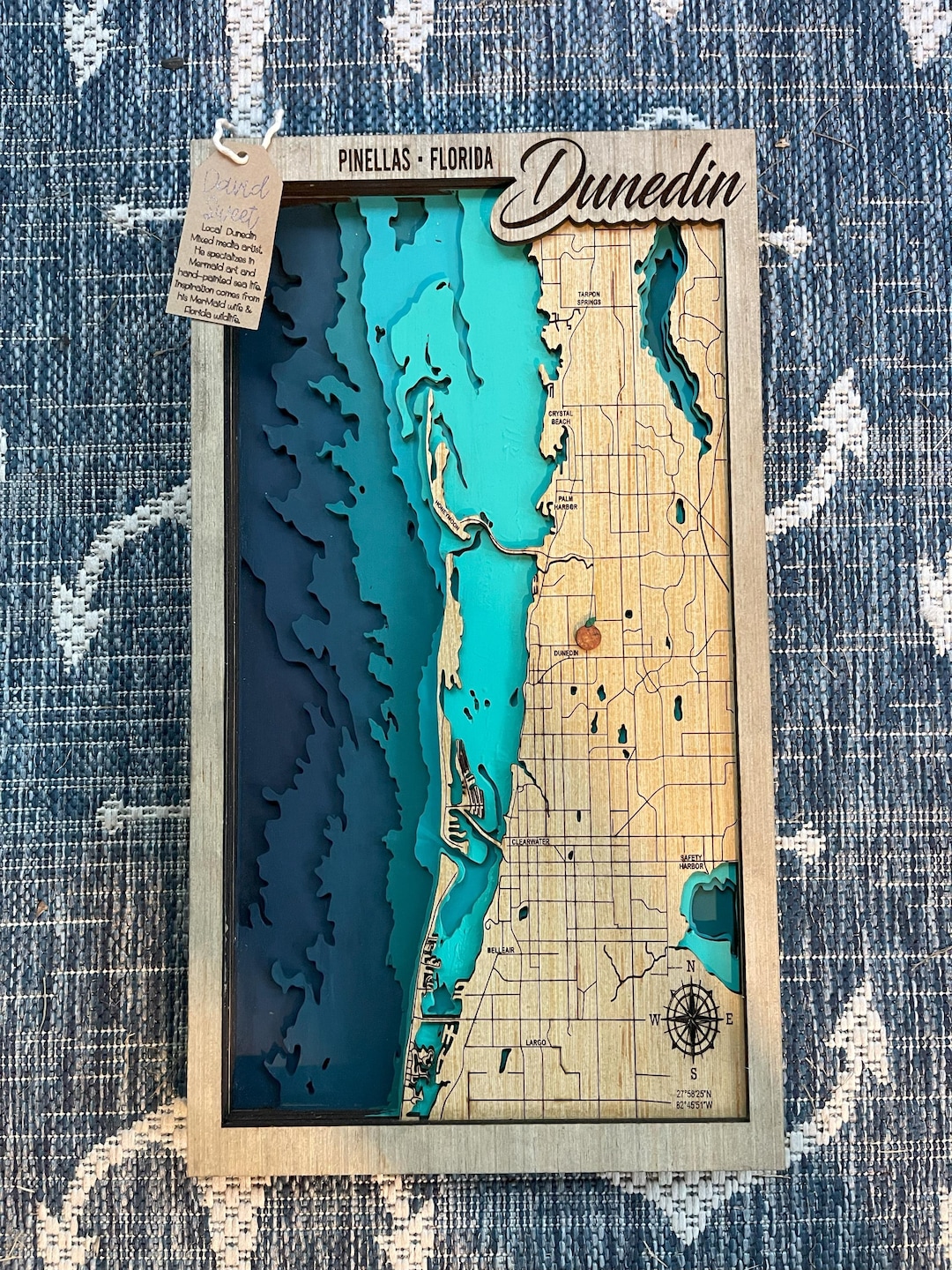 DUNEDIN FL MAP - Etsy