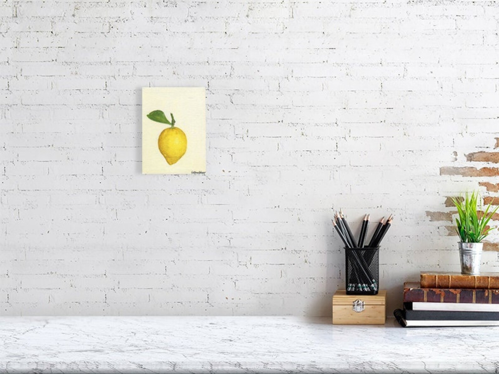 Giclee Art Prints 7x5 Inches Lemon Oil Painting - Etsy