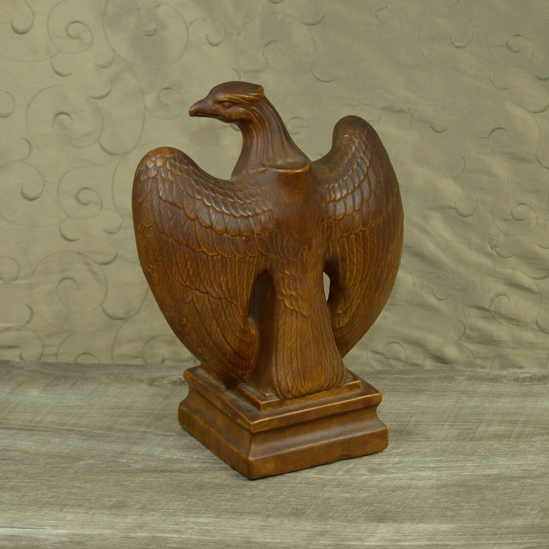 Vintage Ceramic Eagle Figurine by U.S. General Ceramics - Etsy