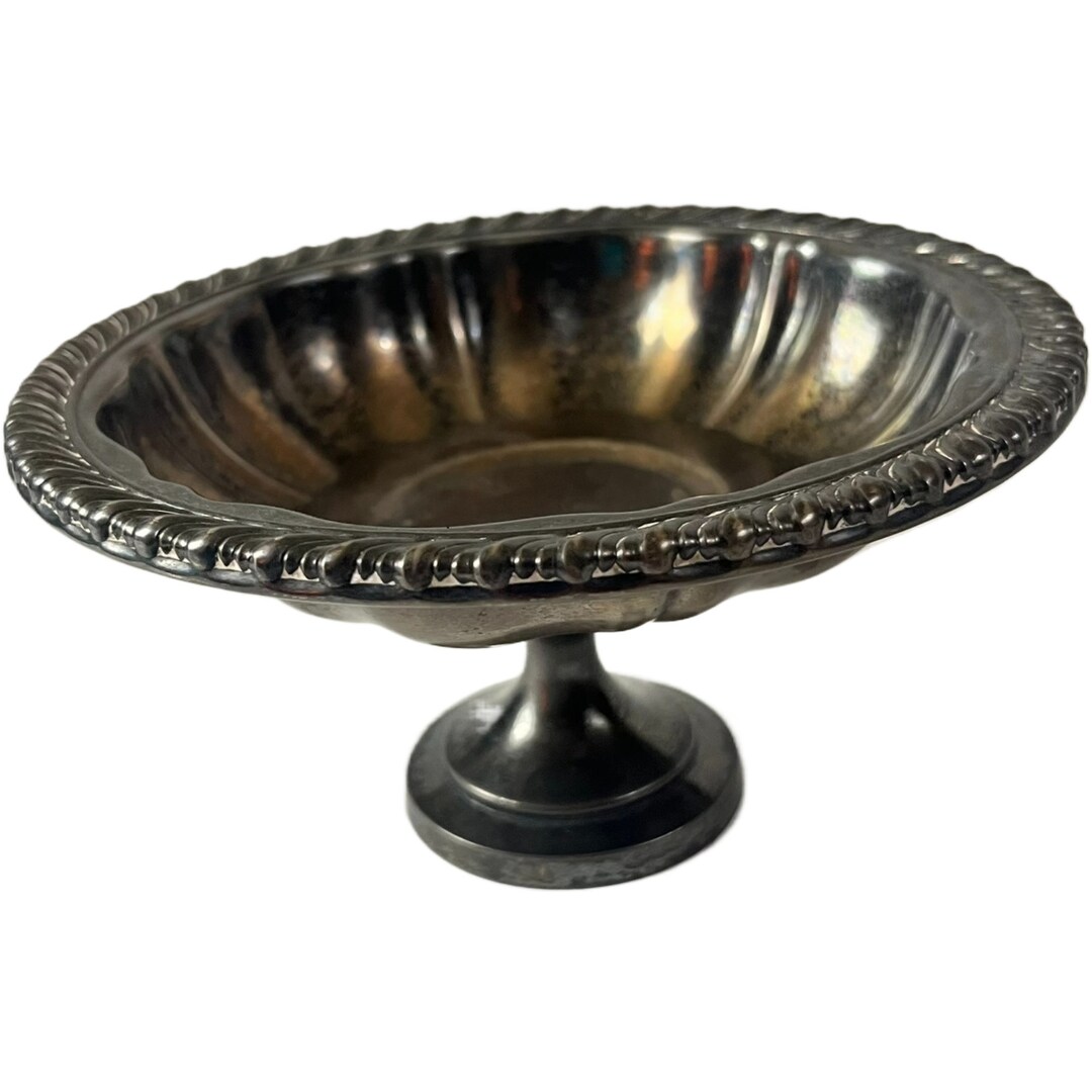 Vintage Oneida Silversmiths Silver Plated Dish Elegant Decorative Bowl ...