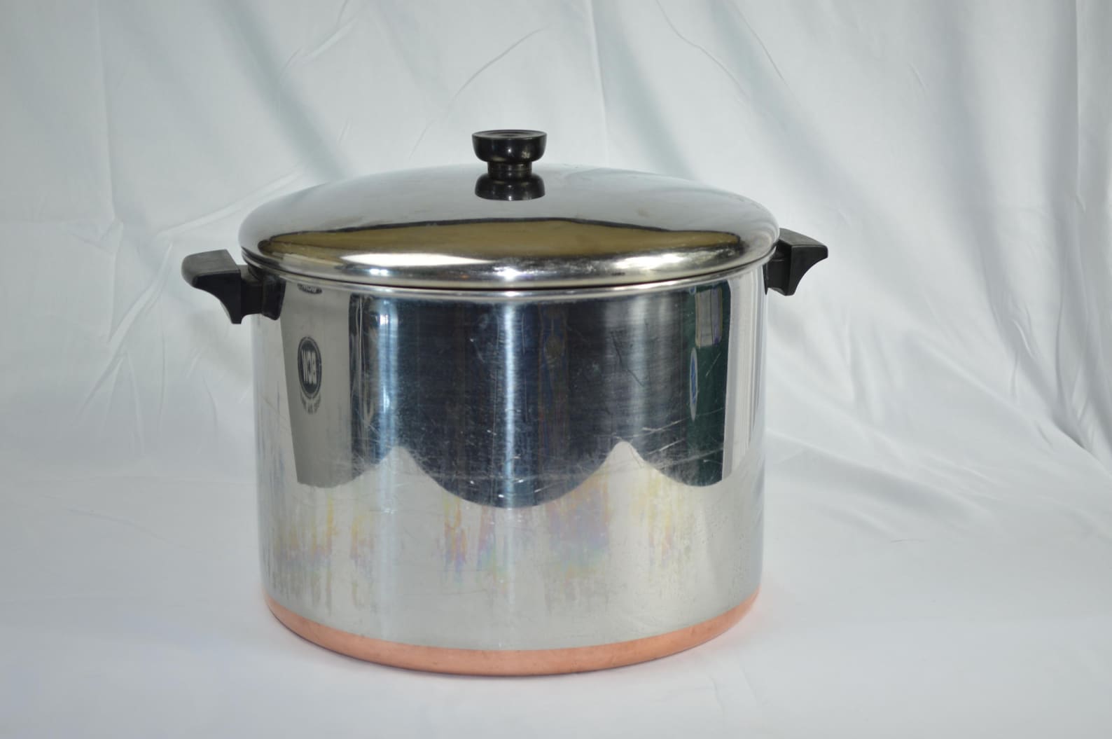 Vintage Revere Ware 6-quart Copper Clad Stock Pot With Lid - Etsy