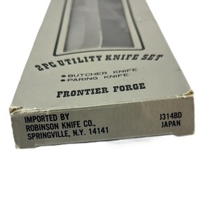 Vintage Frontier Forge 2-piece Utility Knife Set - Butcher & Paring ...