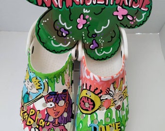 Painted Crocs - Etsy