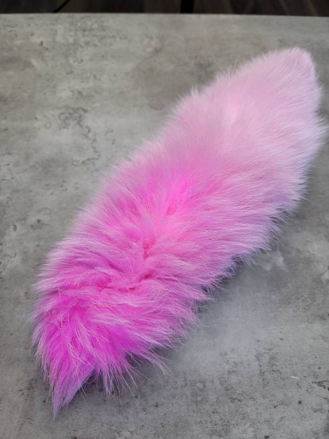 Rave Fur Tail Keychain Festival Fox Tail Keychain Cosplay - Etsy