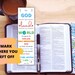 PRINTABLE CHRISTIAN BOOK Marks Set of 6, Instant Download Bookmarks ...