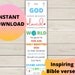 John 3:16 CHRISTIAN PRINTABLE BOOKMARK, Bookmarks for Kids, Religious ...