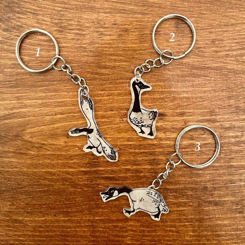 Grumpy Goose Shrinky Dink Keychains - Etsy