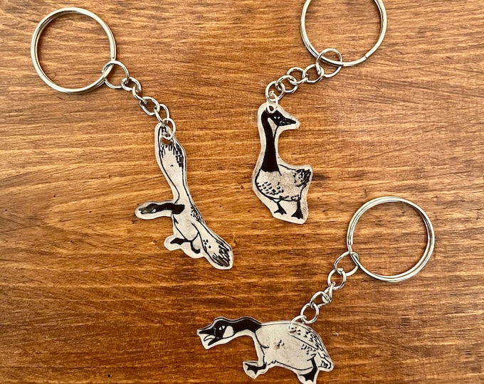 Grumpy Goose Shrinky Dink Keychains - Etsy