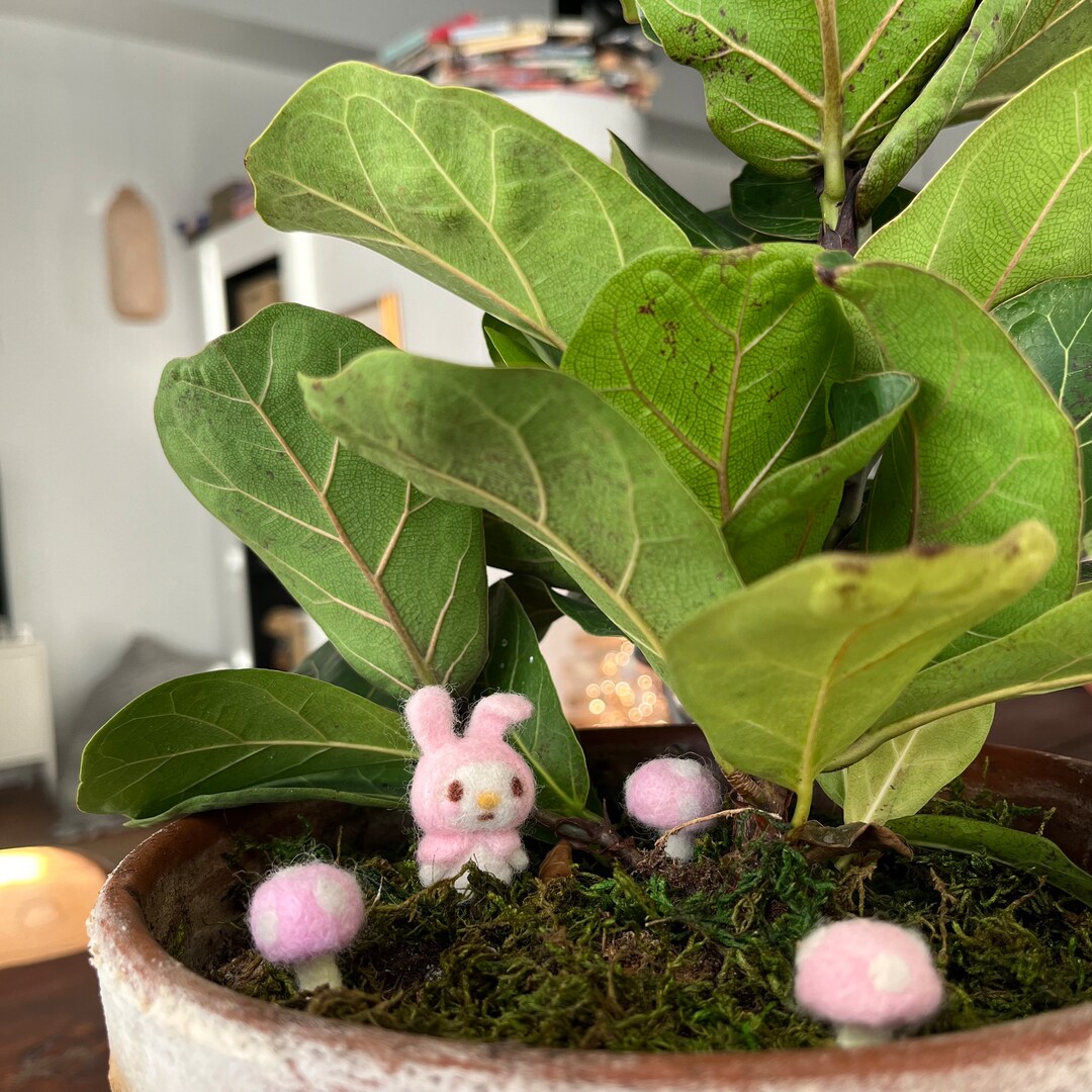 My Melody Tamagotchi Sanrio Meets Inspired Mushroom Terrarium or Plant ...