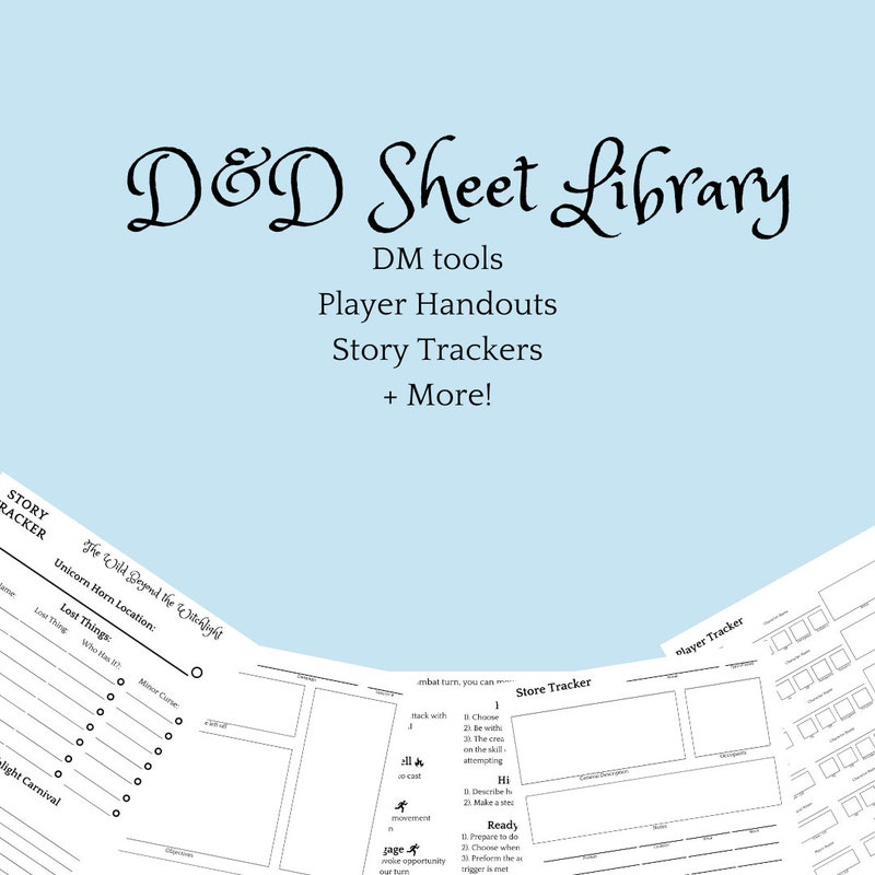 Dungeons and Dragons Dm Cheat Sheet - Etsy