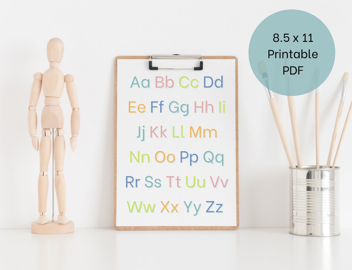 Alphabet | Numbers | Days of the Week | Printable | Download ...