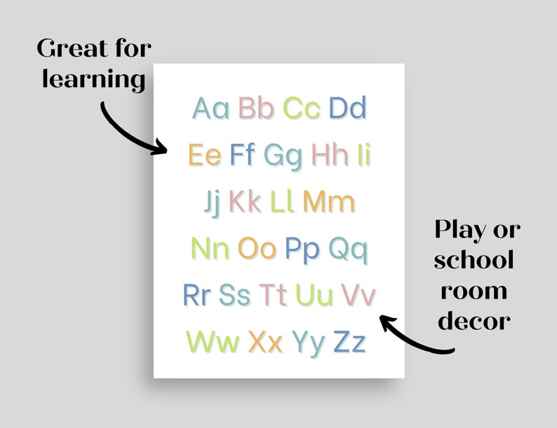 Alphabet | Numbers | Days of the Week | Printable | Download ...